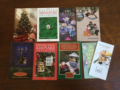 Hallmark Dream Books ‘87-‘89, ‘93 Merry Miniatures’92 Miniatures ‘88 ...