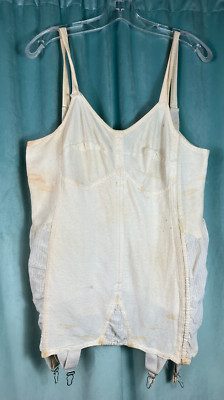 40 L XL AS FOUND 1930s 40s Full Length Corset Girdle Nemo Brand 30s | eBay