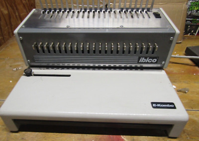 Ibico E-Kombo Electric & Manual Comb Binding Machine MISSING LEVER. | eBay