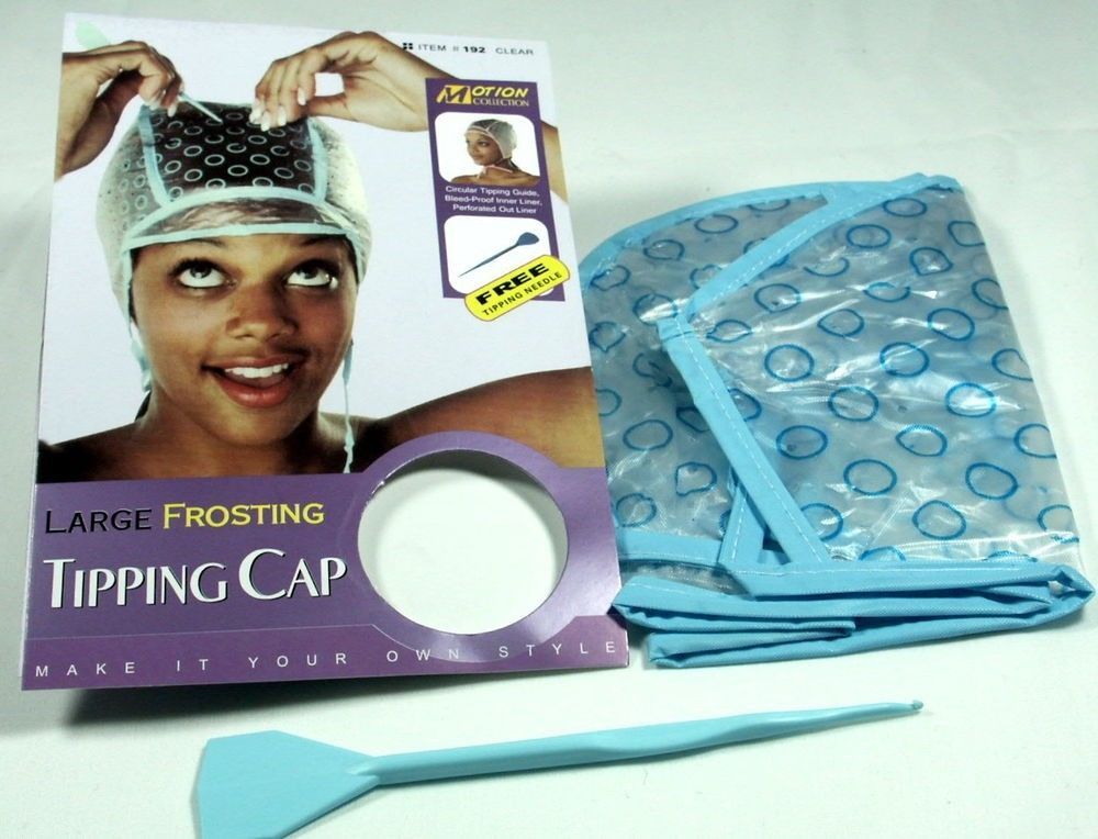 Magic Hair Highlighting Tinting Tipping Cap & Needle / Hook | eBay UK