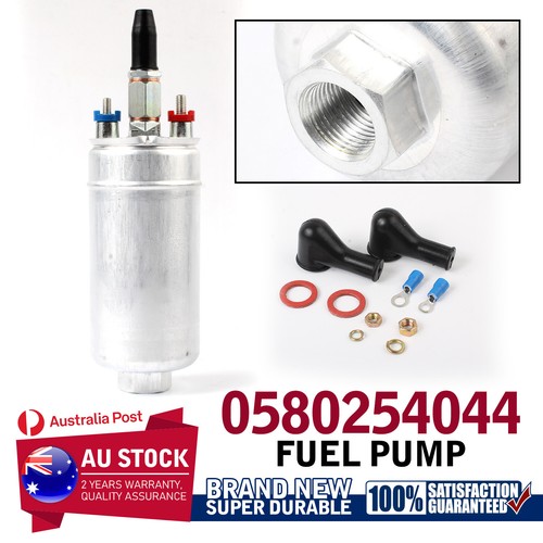 300LPH High Pressure Inline External Electric Fuel Pump Kit Bosch 044 ...