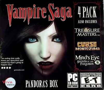 Vampire Saga: Pandora's Box + 3 More Hidden Object Games [PC CD-ROM ...