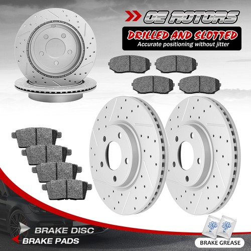 for 2007 - 2009 Ford Edge Lincoln MKX FWD Front & Rear Disc Rotor ...