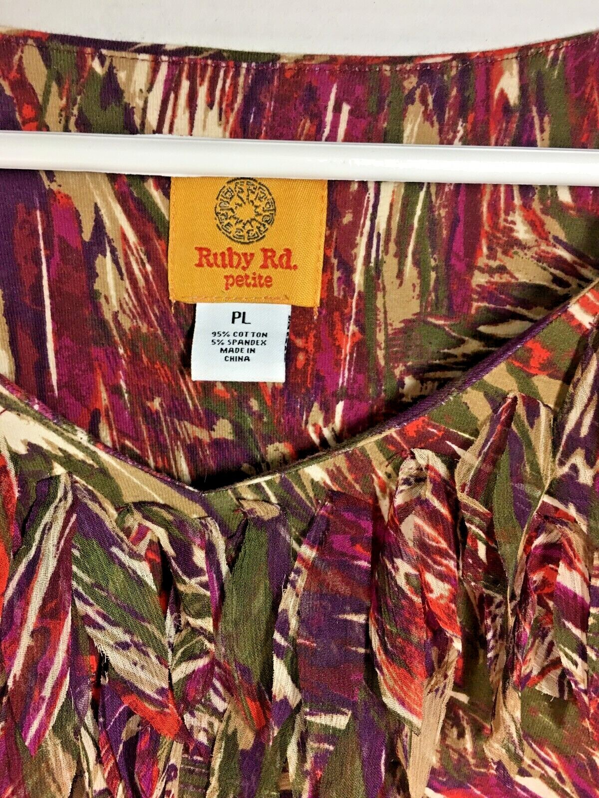 Ruby Red Women's Top Shirt Size PL - Petite Large - Brown Tan Brown ...