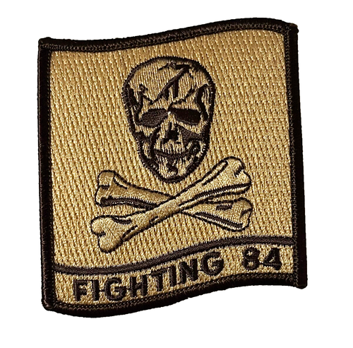 US NAVY FIGHTING 84 (VF-84) JOLLY ROGERS F-14 TOMCAT DESERT PATCH N7 | eBay