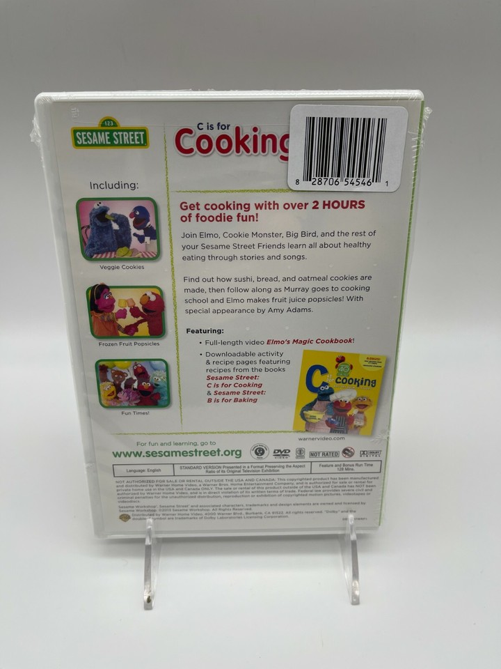 Sesame Street: C Is for Cooking [DVD] Over 2 Hours Of Foodie Fun NEW ...