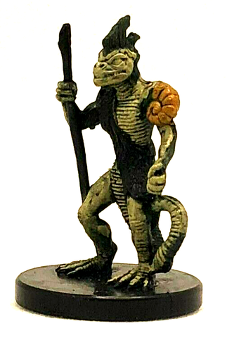 Cleric of Laogzed #29 War of the Dragon (Lizardfolk) D & D Miniature | eBay