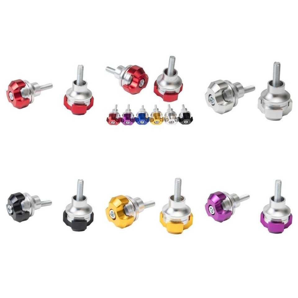 License Plate Bolts Refit Screw Cap Aluminum Alloy Wind Resistant Wear ...