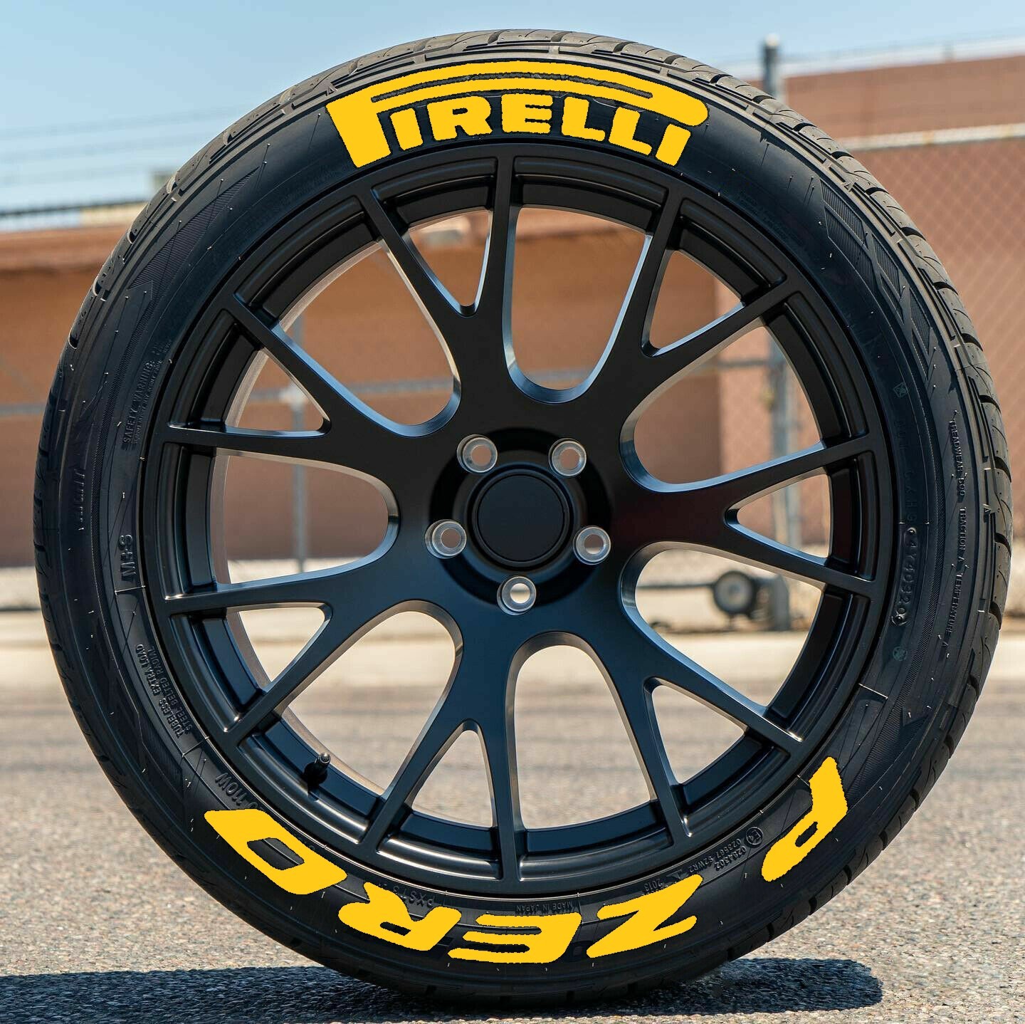 PİRELLİ PZERO Lettering Stickers 1.25” | Sporty Raised Style | 4 Tires ...