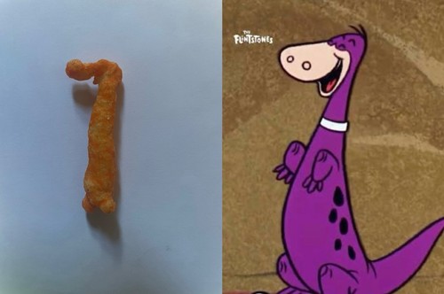 Rare Cheeto, shaped like “Dino” from the flintstones, 2 inches long ...