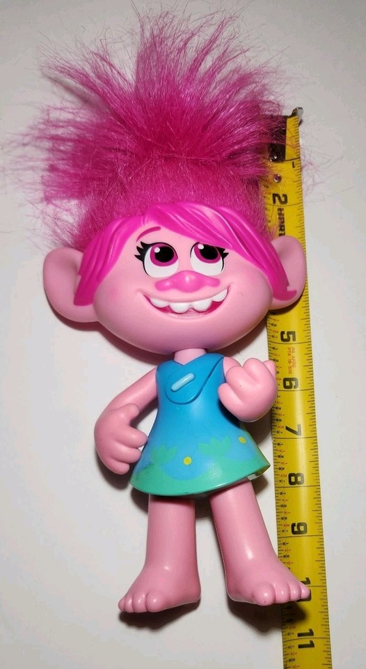 Dreamworks Troll Poppy Talking Singing 10" Action Figure Toy - Works ...