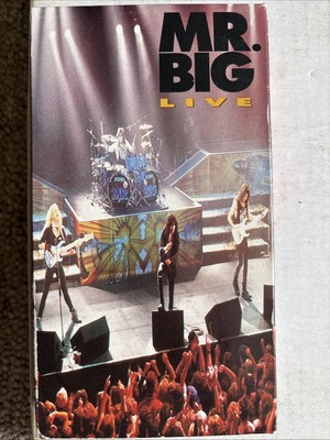 Mr. Big Live at the Warfield San Francisco video tape VHS | eBay