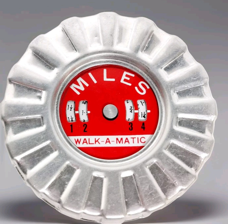 Vintage Walk-A-Matic Pedometer Miles Counter Mile | eBay