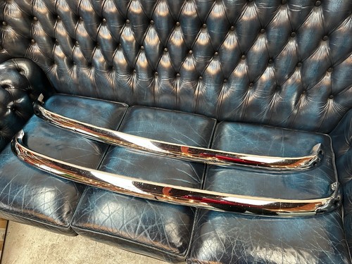 OEM Genuine Classic Mini Chrome Bumpers - Front & Rear Bumper | eBay UK