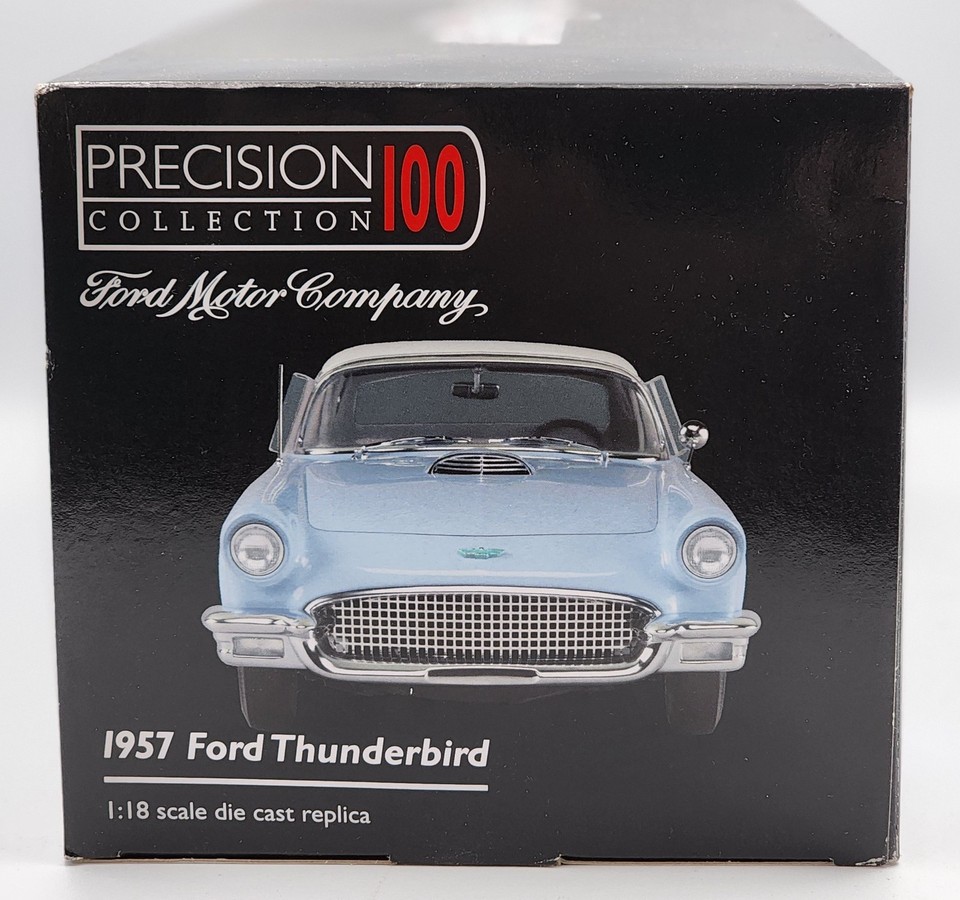NEW PRECISION COLLECTION 100 1957 FORD THUNDERBIRD 1-18 DIE CAST CAR | eBay