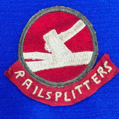 ORIGINAL WW2 US Army Patch 84th Infantry Division Railsplitters | eBay