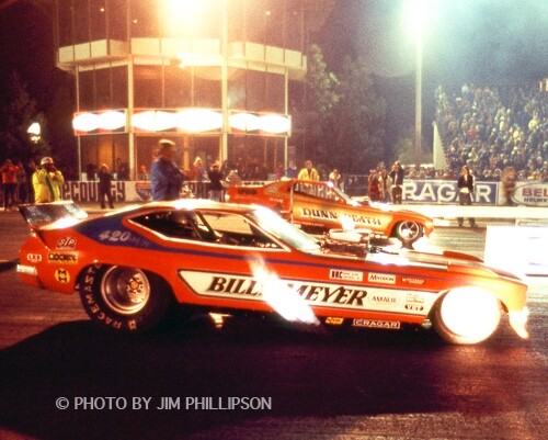 Funny Car Photo Nhra Billy Meyer Jim Dunn Drag Racing Orange County