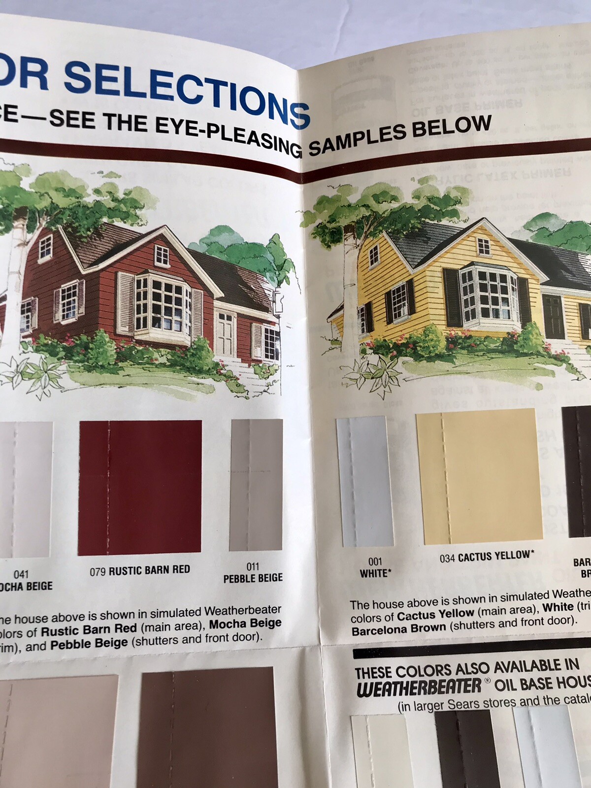 Sears Weatherbeater Paint Colors