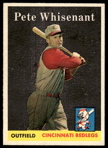 1958 TOPPS PETE WHISENANT 466 VG BASEBALL CINCINNATI REDS | eBay