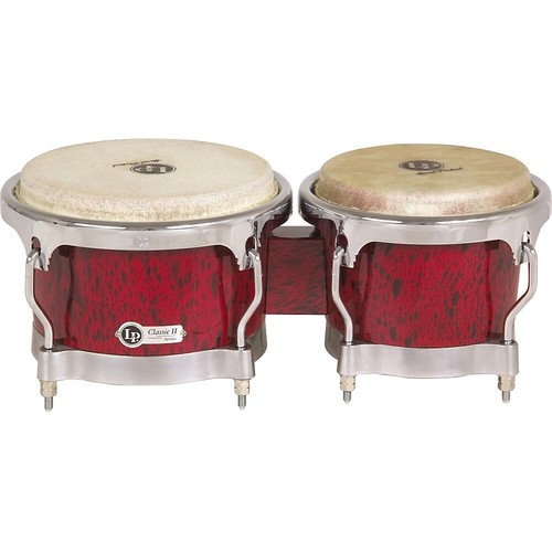 LP Classic II Bongos with Chrome Hardware Red Lava | eBay