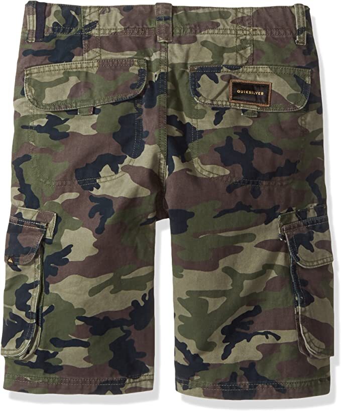 Quiksilver Boys' EVERYDAY DELUXE YOUTH BOYS SHORTS CAMO cargo 27 28 ...