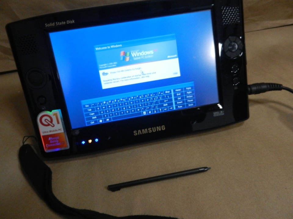 Samsung Q1 Handheld PC ( Model NP-Q1-V004/SEA ) WINDOWS XP Locked ...