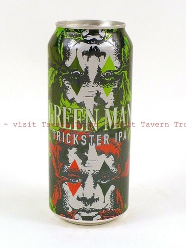 North Carolina Can Craft Micro Asheville GREEN MAN TRICKSTER IPA 16oz ...