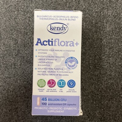 Kendy Nutriceuticals Probiotic+Prebiotic Actiflora Dietary Supplement ...