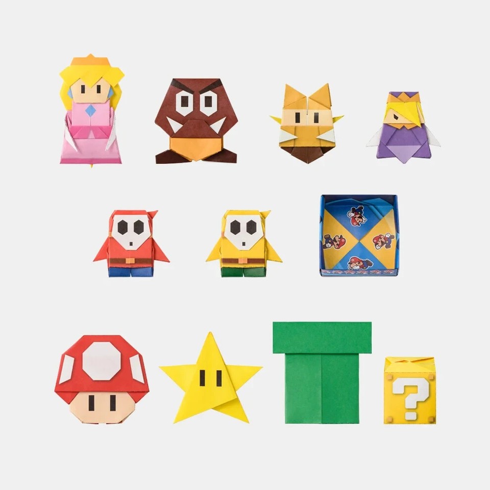 NEW Paper Mario: The Origami King Origami Set [Nintendo TOKYO Exclusive ...