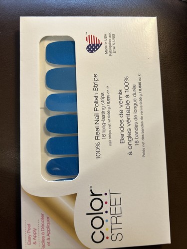Color Street Nail Polish Strips Blue Me Away June 2024 Hostess ...