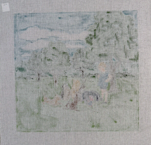 "Forest Friends" Susan Roberts Handpainted Needlepoint Canvas 1306 13ct ...