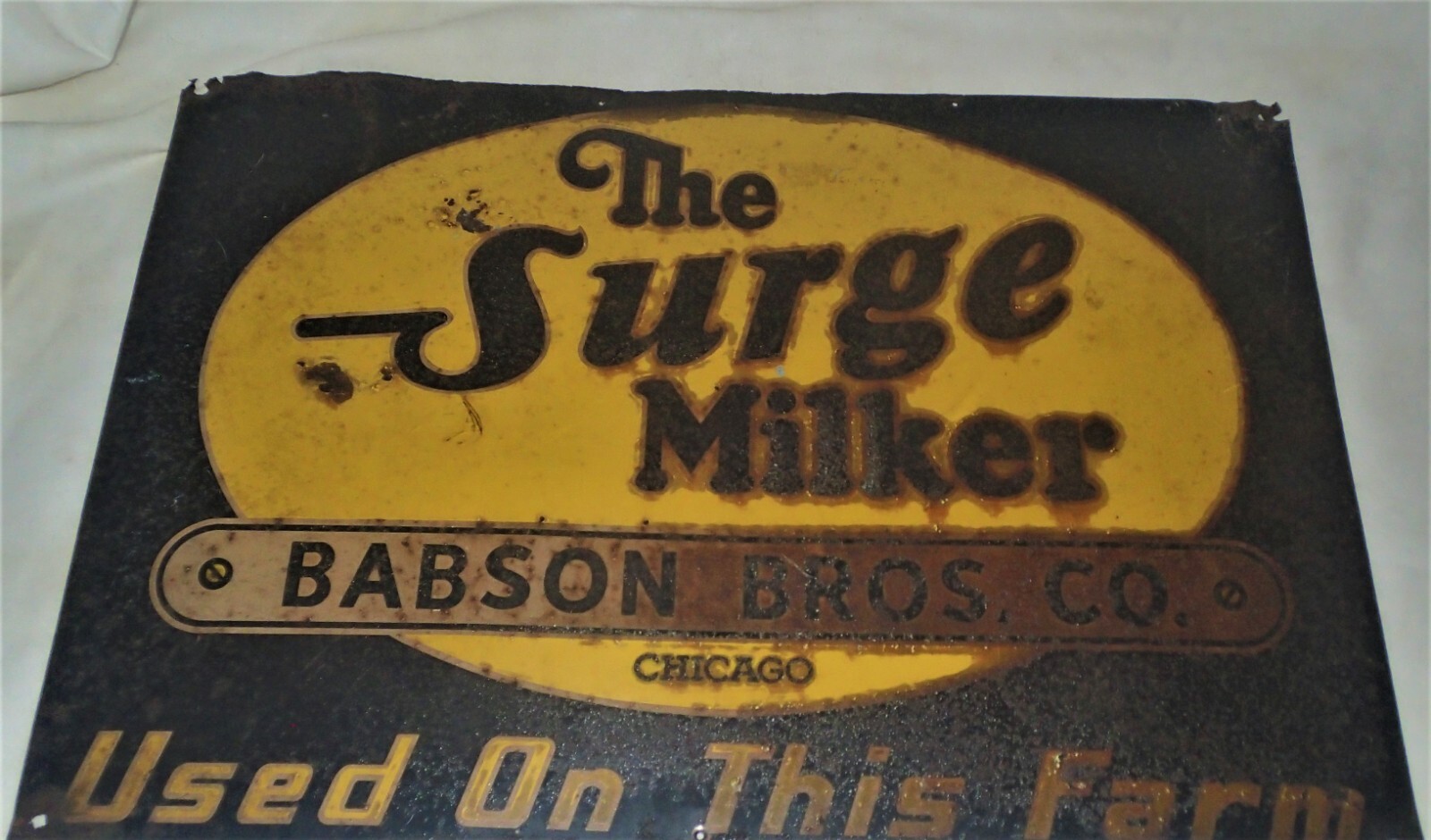 ANTIQUE COUNTRY SURGE MILKER BABSON BROS. CO. CHICAGO USA MILK FARM ...