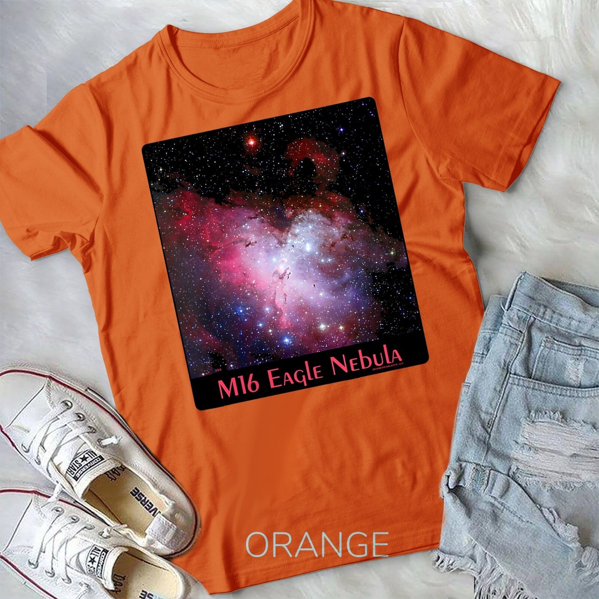 Orange Nebula Galaxy Shirt