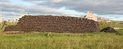 Photo 6x4 Peat Stack Adabroc This peat stack is a work of art as well ...