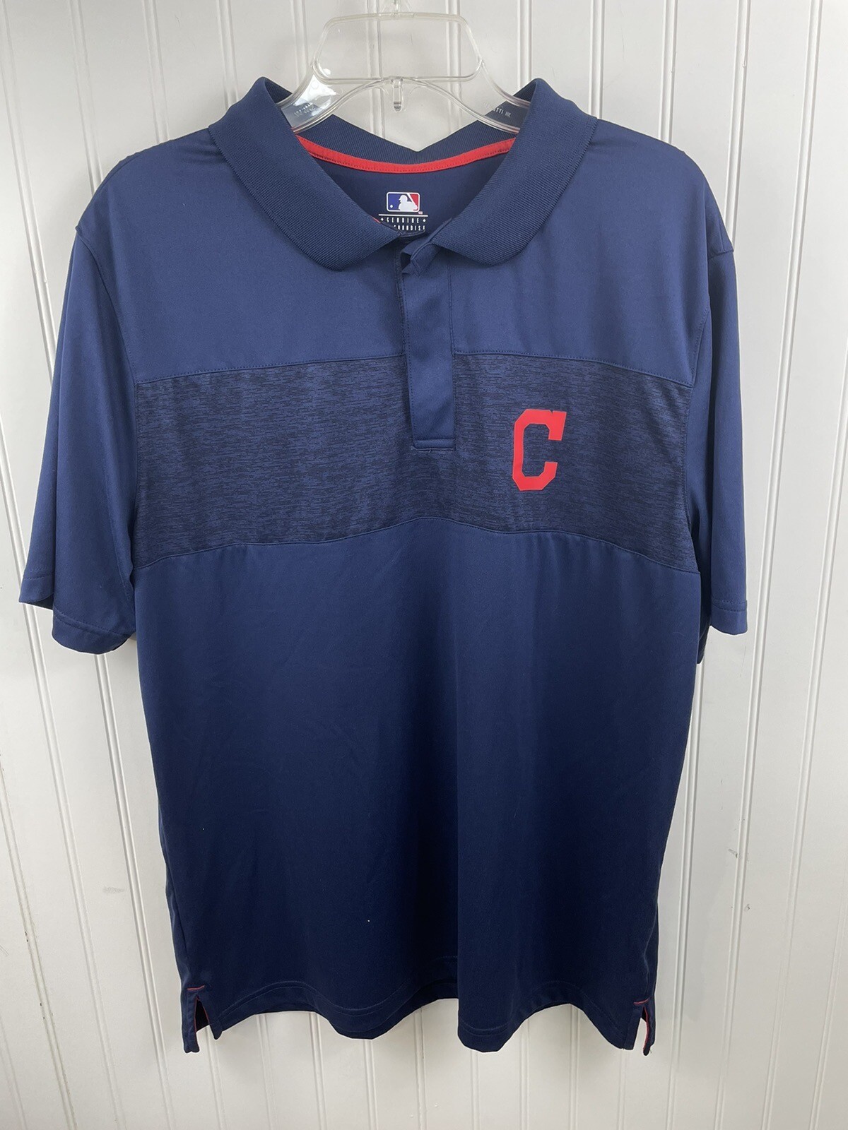 Genuine Merchandise Mens Blue MLB Chicago Cubs Polo S… - Gem