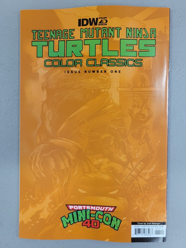 Teenage Mutant Ninja Turtles Color Classics #1 JETPACK / PMC40 JOSH ...