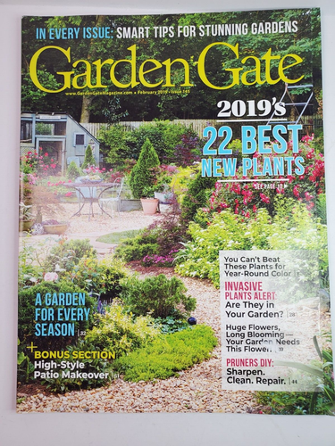 Garden Gate Magazine February 2019 Flowers Birds Best New Plants Patio ...