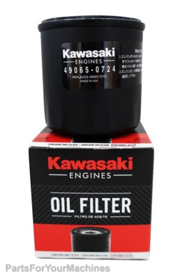 (1) OEM OIL FILTER, KAWASAKI 49065-0724 (49065-7010, 49065-2078) | eBay