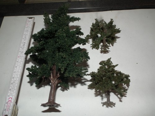 Modellbahn Baum HO Busch 6771 Kastanie?+2 Bäume ? gebraucht TOP ZUSTAND ...