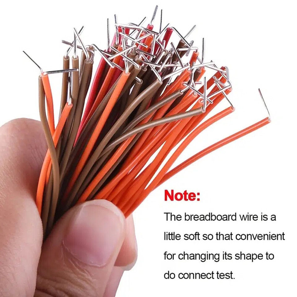 140/560/840 Breadboard Jumper Cable Wire Kit Jumper Cable with Clear ...