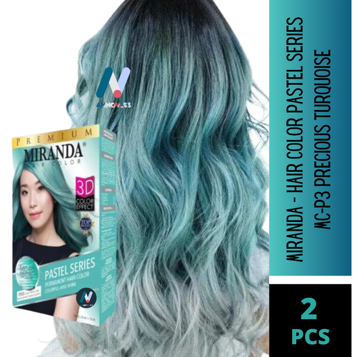 2X MIRANDA 3D Permanent Hair Dye Shine Color Pastel #MC-P3 Precious ...