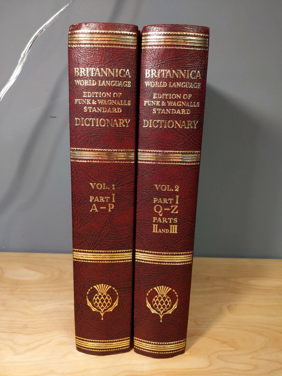 Dictionary Standard English Language 1895 By Funk Huge, 53% OFF