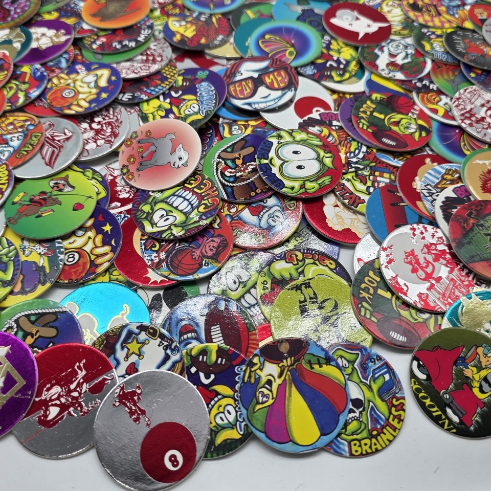 193 Caps And Slammers Milk Caps In Original Jug Container pogs ...