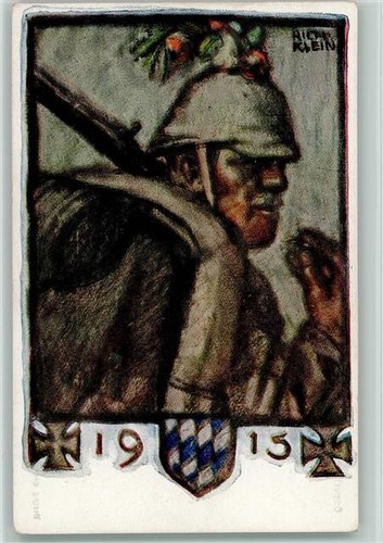 13014941 - sign Richard Klein - Bayr. Kriegsinvaliden Fuersorge Soldat ...