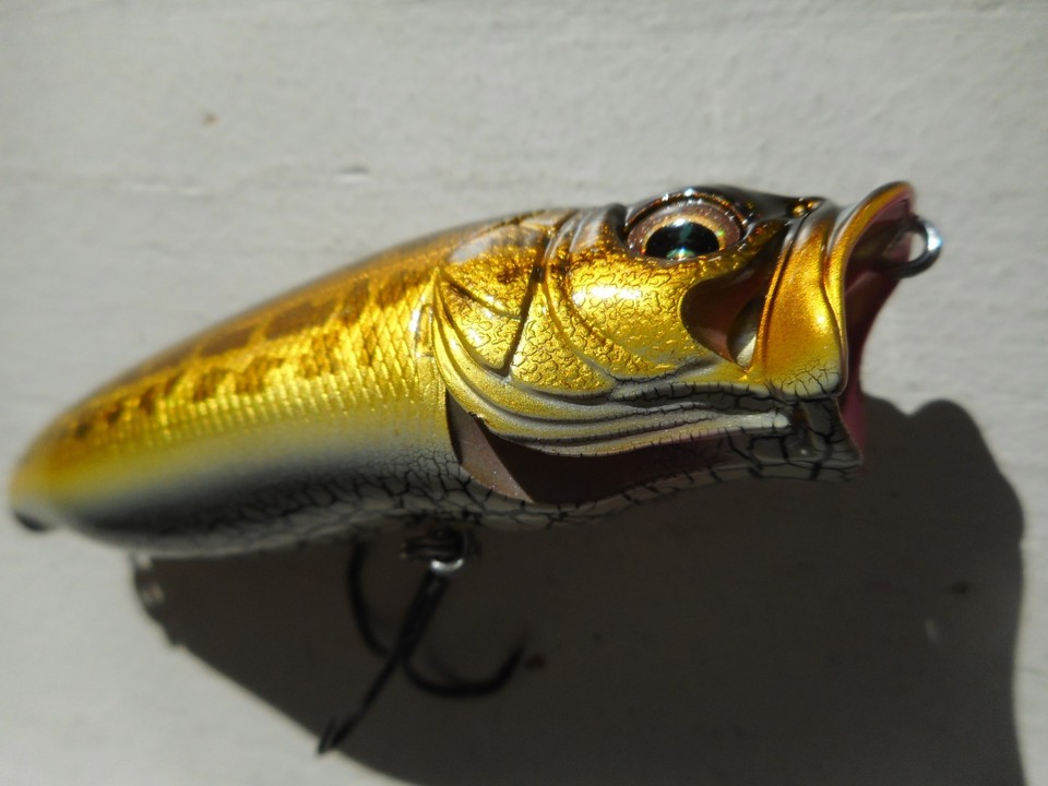 JDM Megabass PopMax Pop Max 1/2oz. Topwater Popper Lure - Japan Crackle ...
