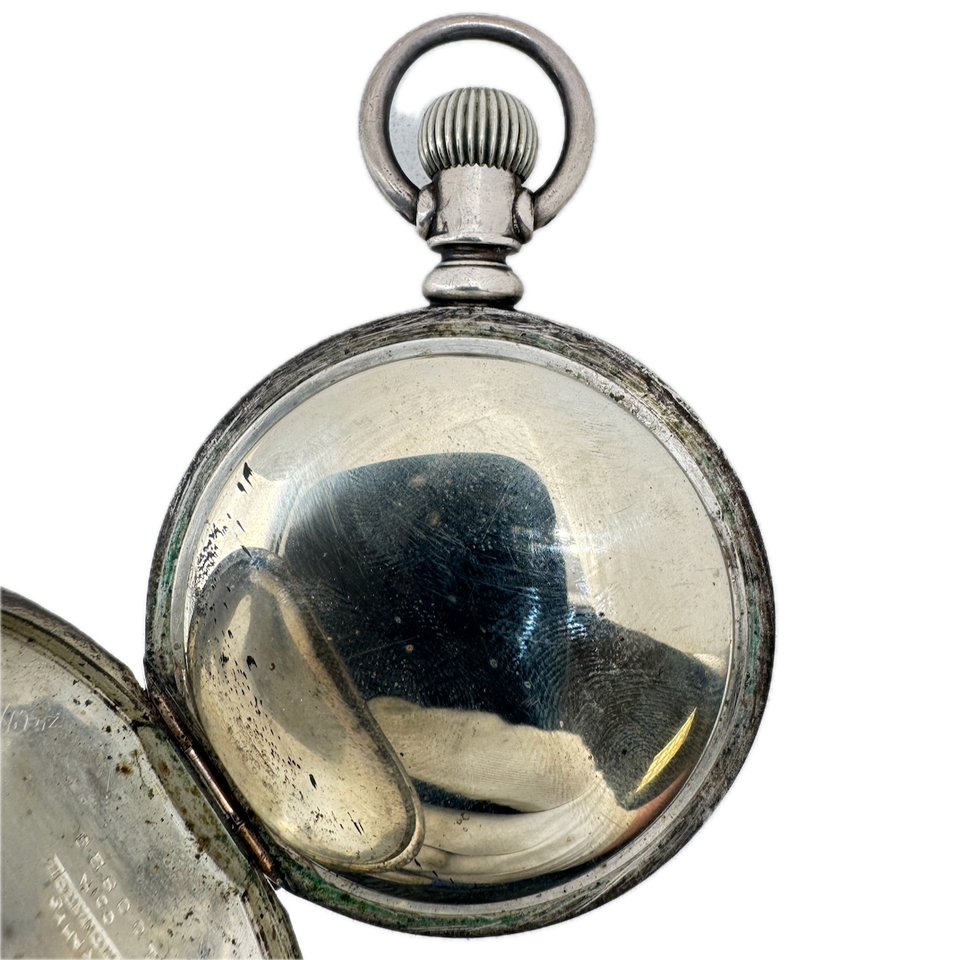 Antique 18s Fahys Monarch 4 Ounce Open Face Pocket Watch Case Coin ...