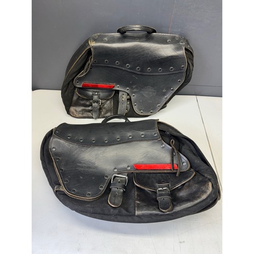 94-95 Harley Davidson Dyna FXDS Convertible Saddlebags Canvas OEM ...