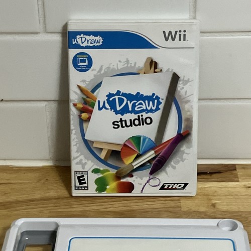 Nintendo Wii uDraw White Game Tablet With uDraw Studio Game - Drawing ...