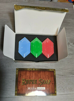 Geek Fuel Exclusive Legend of Zelda Rupee Soap Set | eBay