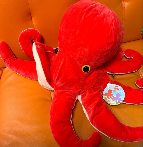 Kuttari Madako Octopus Big Plush Toy Doll Red 19.6in Amufun Prize Japan ...
